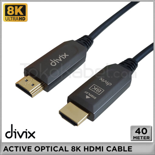 Kabel HDMI [40m] 8K V2.1 Active Optical Cable - Tokokabel.com