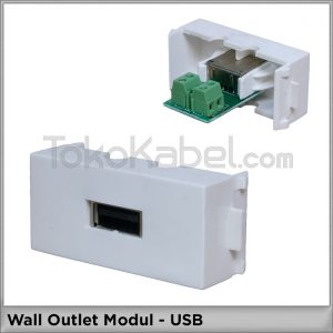 Wall Outlet Modul USB - Tokokabel.com